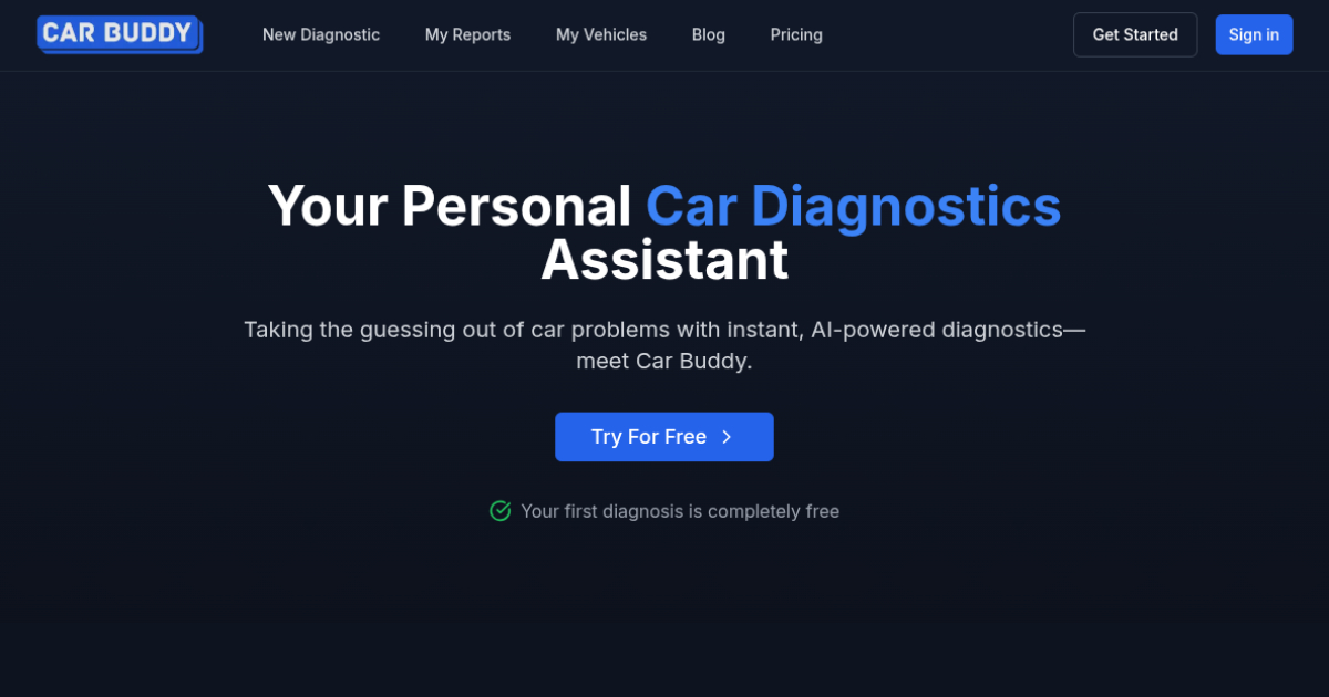Car Buddy - Your Car Repair Assistant